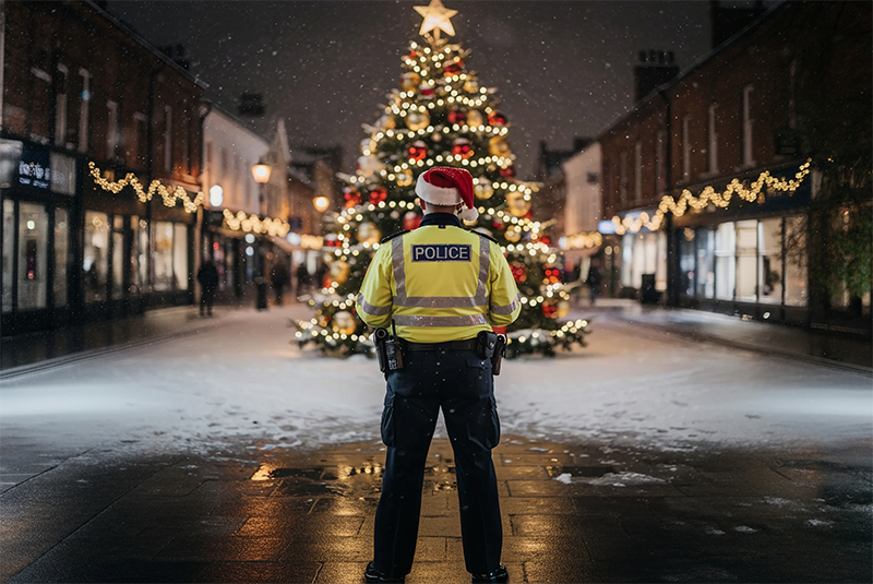 It can be a struggle to feel festive when you’re on the frontline ...